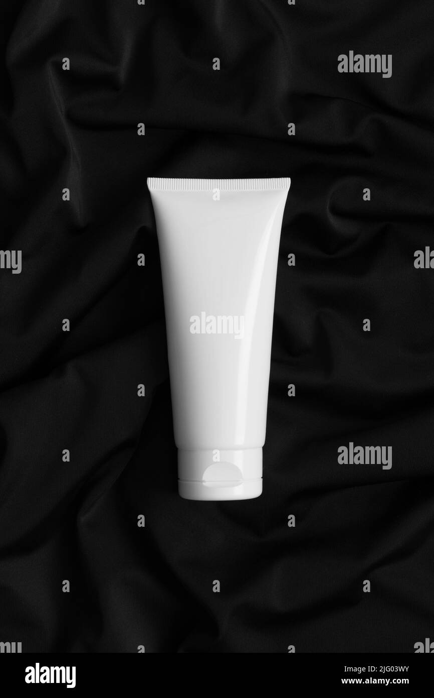 Top view white tube Black and White Stock Photos & Images - Alamy