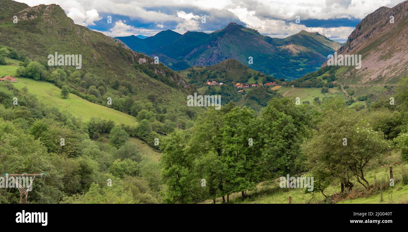 Protected Landscape of Sierra de Cuera, Asturias, Spain, Europe Stock ...
