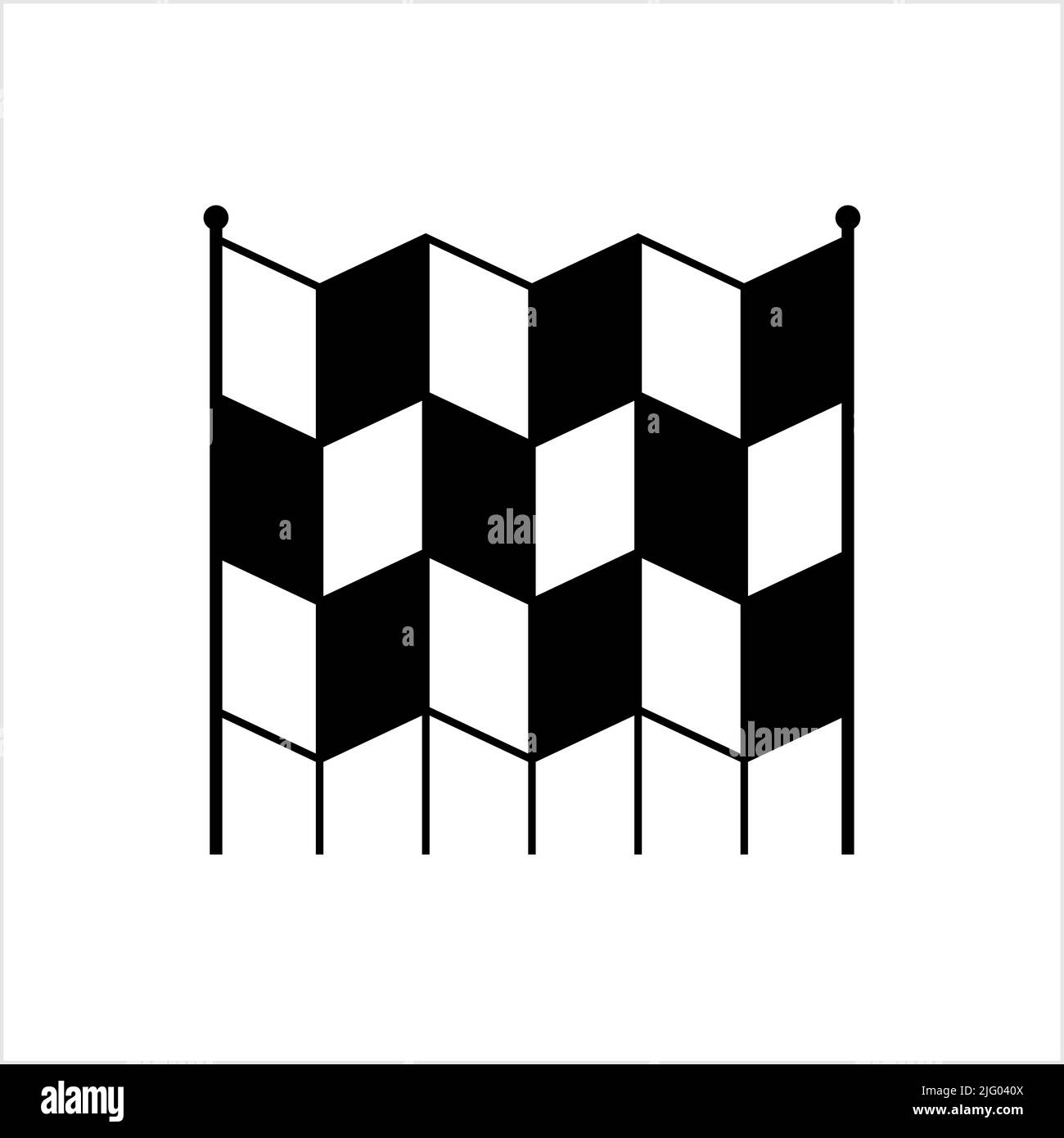 Folding Screen Divider Icon, Space Divider Into Separate Distinct Areas ...