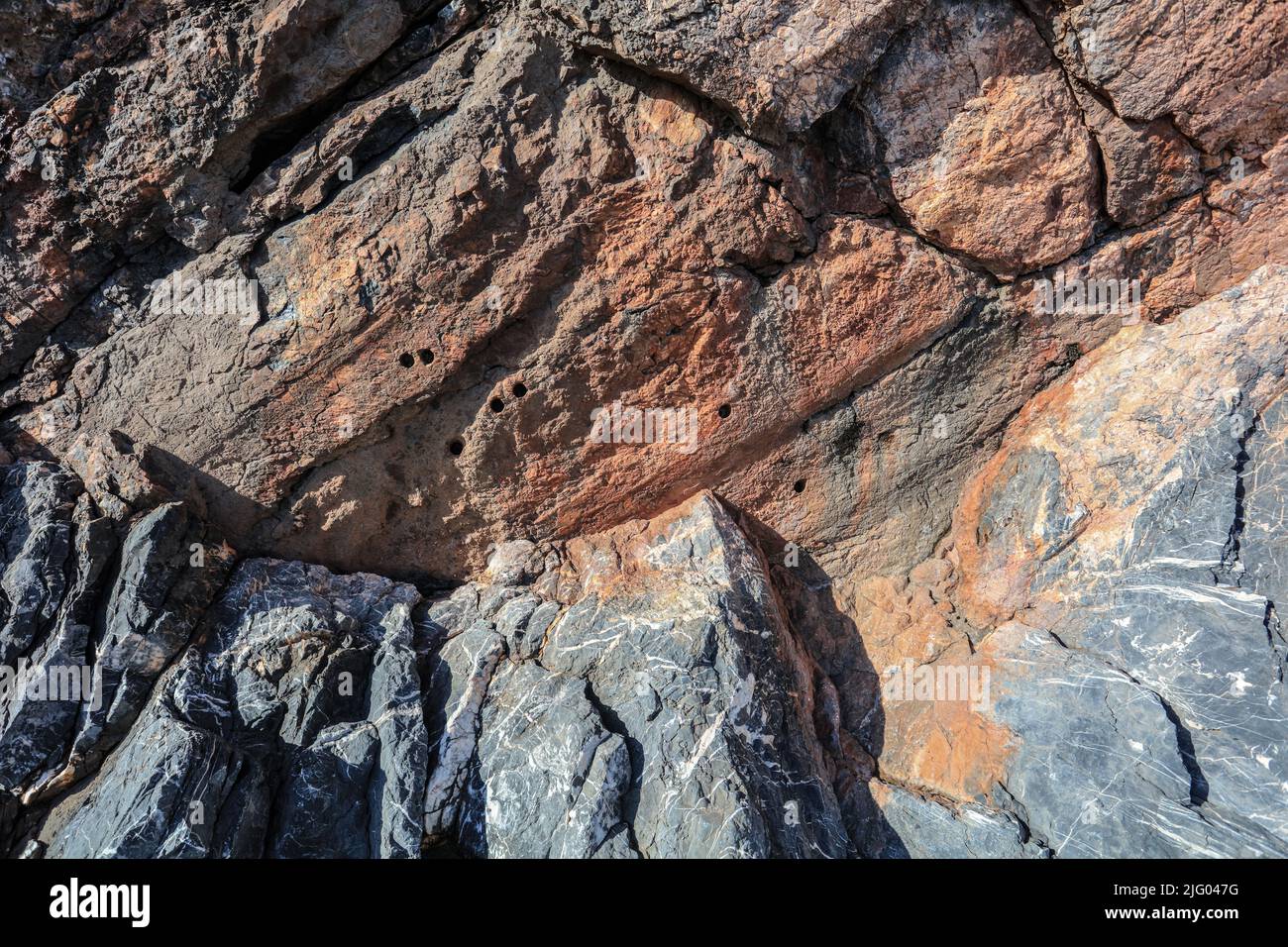 Triangle Point is a small promontory of overturned Middle Devonian ...