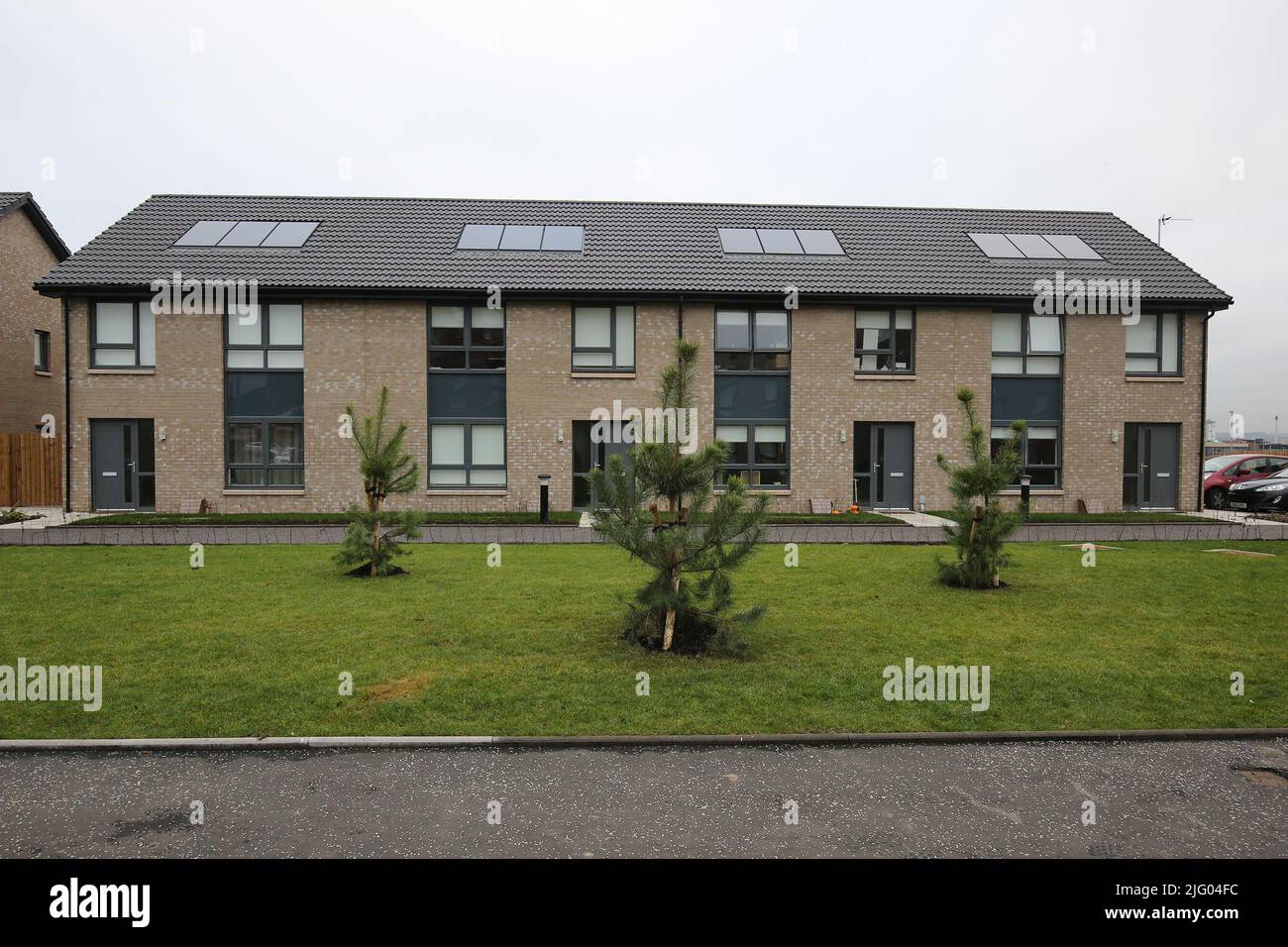 Govanhill, Glasgow Scotland, UK. Newly constructed social housing by ...