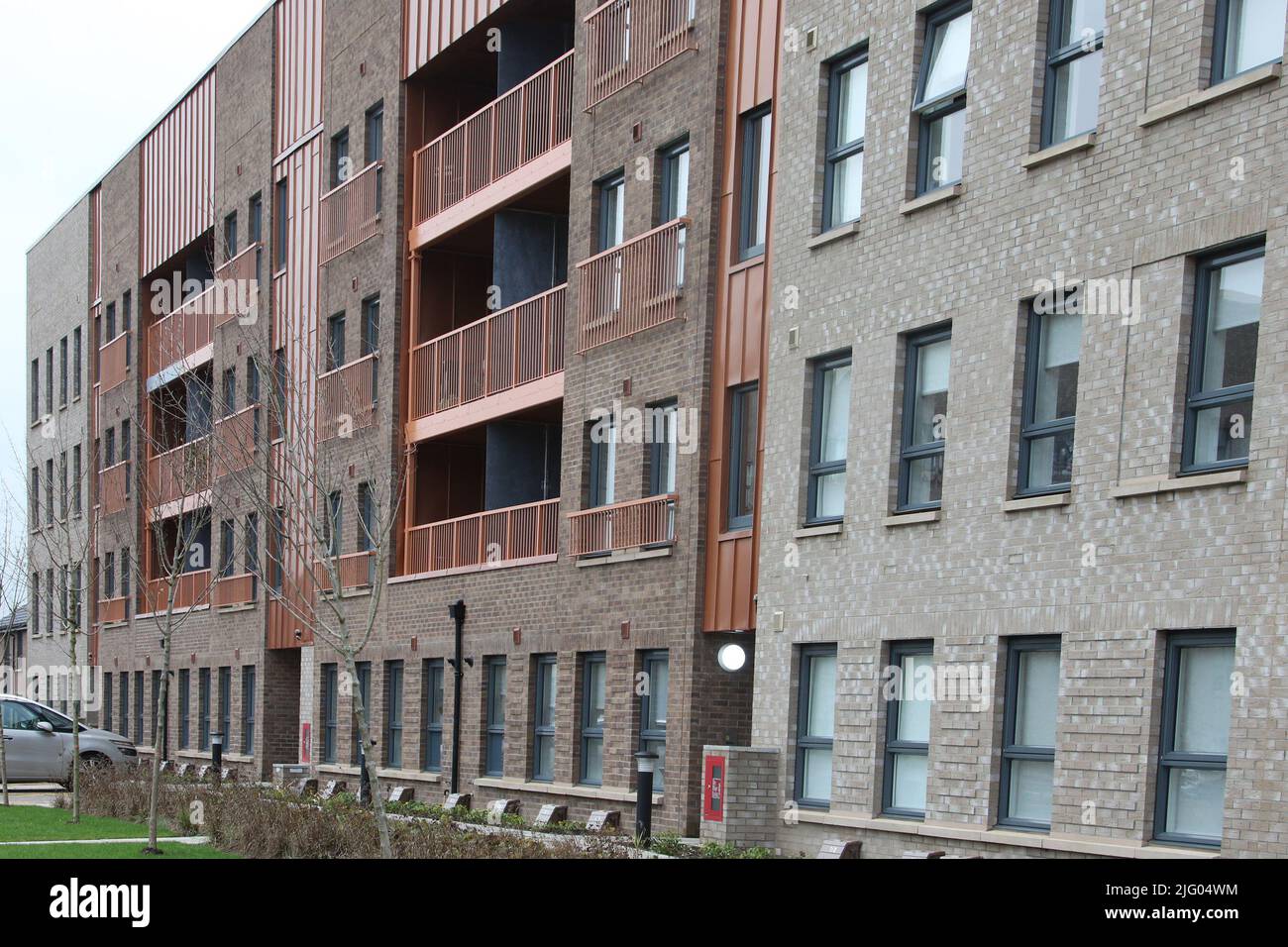 Govanhill, Glasgow Scotland, UK. Newly constructed social housing by ...