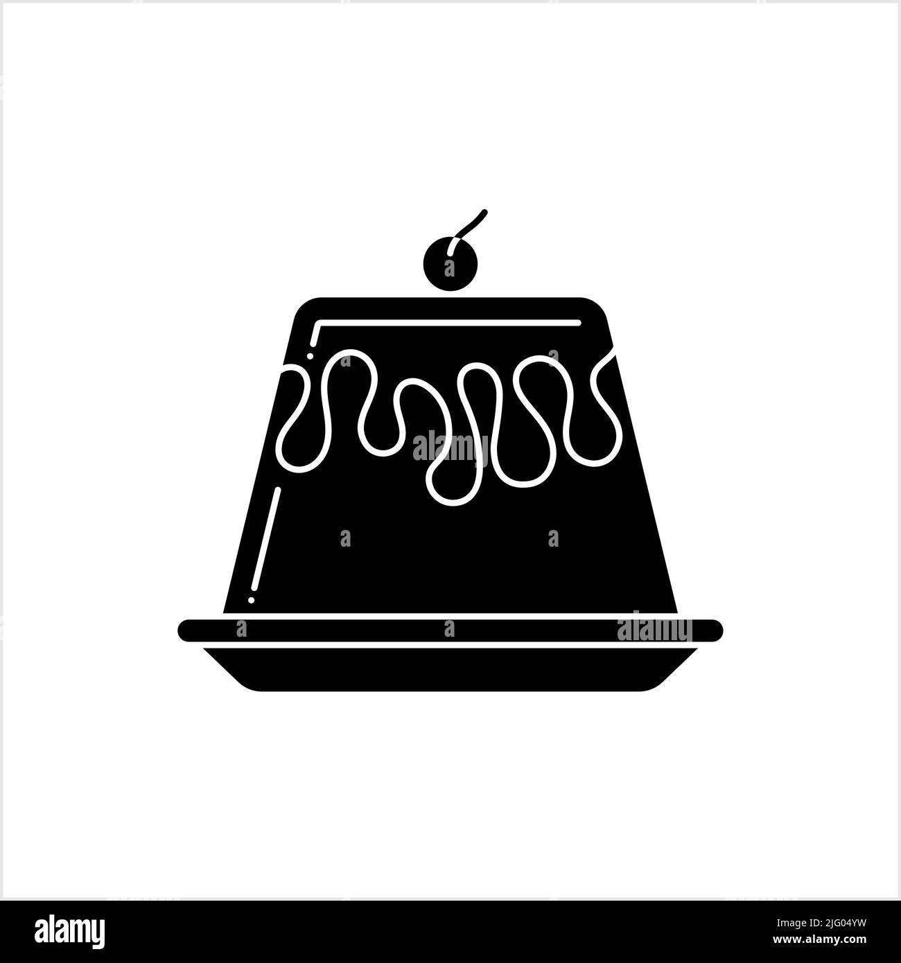 Pudding Icon, Dessert, Savoury, Salty, Spicy Dish, Sweet Milk Based ...