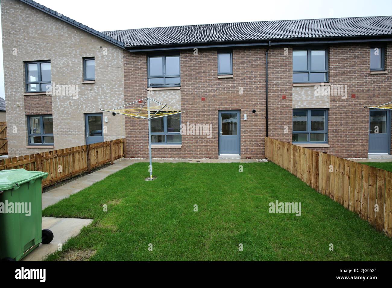 Govanhill, Glasgow Scotland, UK. Newly constructed social housing by ...