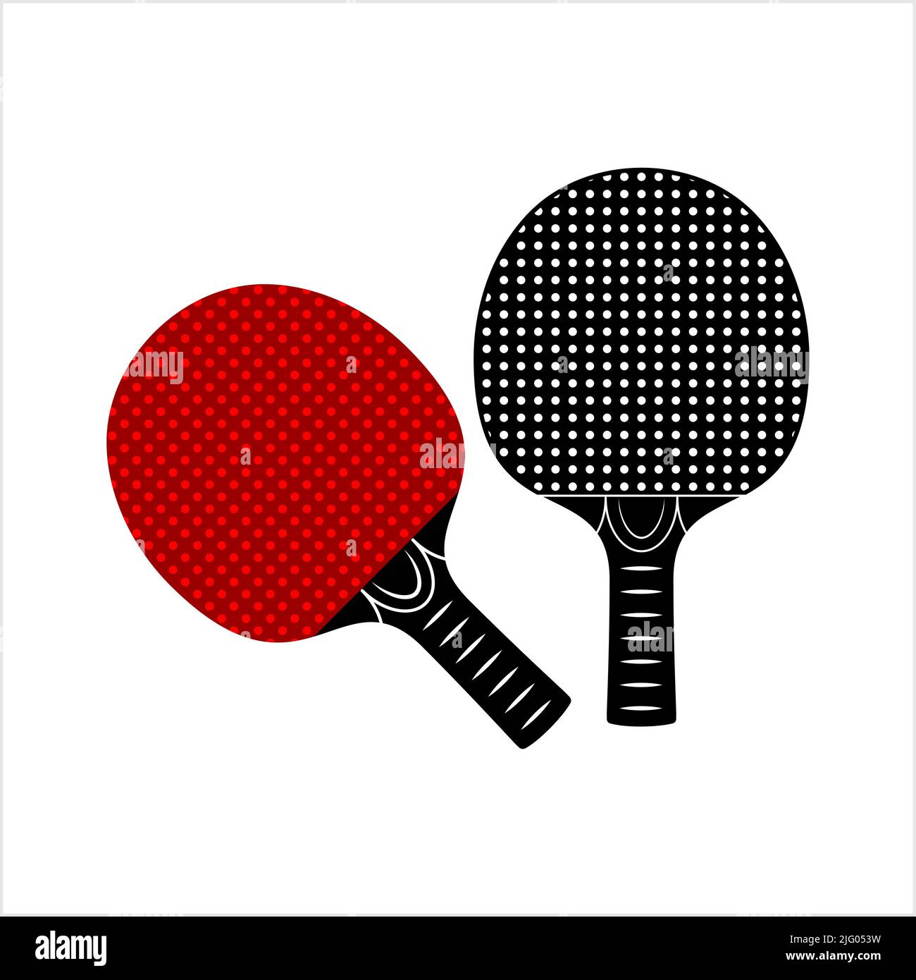 Ping Pong Racket Icon, Table Tennis Icon, Sport Icon Vector Art ...