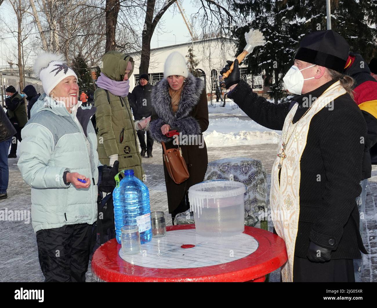 Baptism cold water hi-res stock photography and images - Alamy