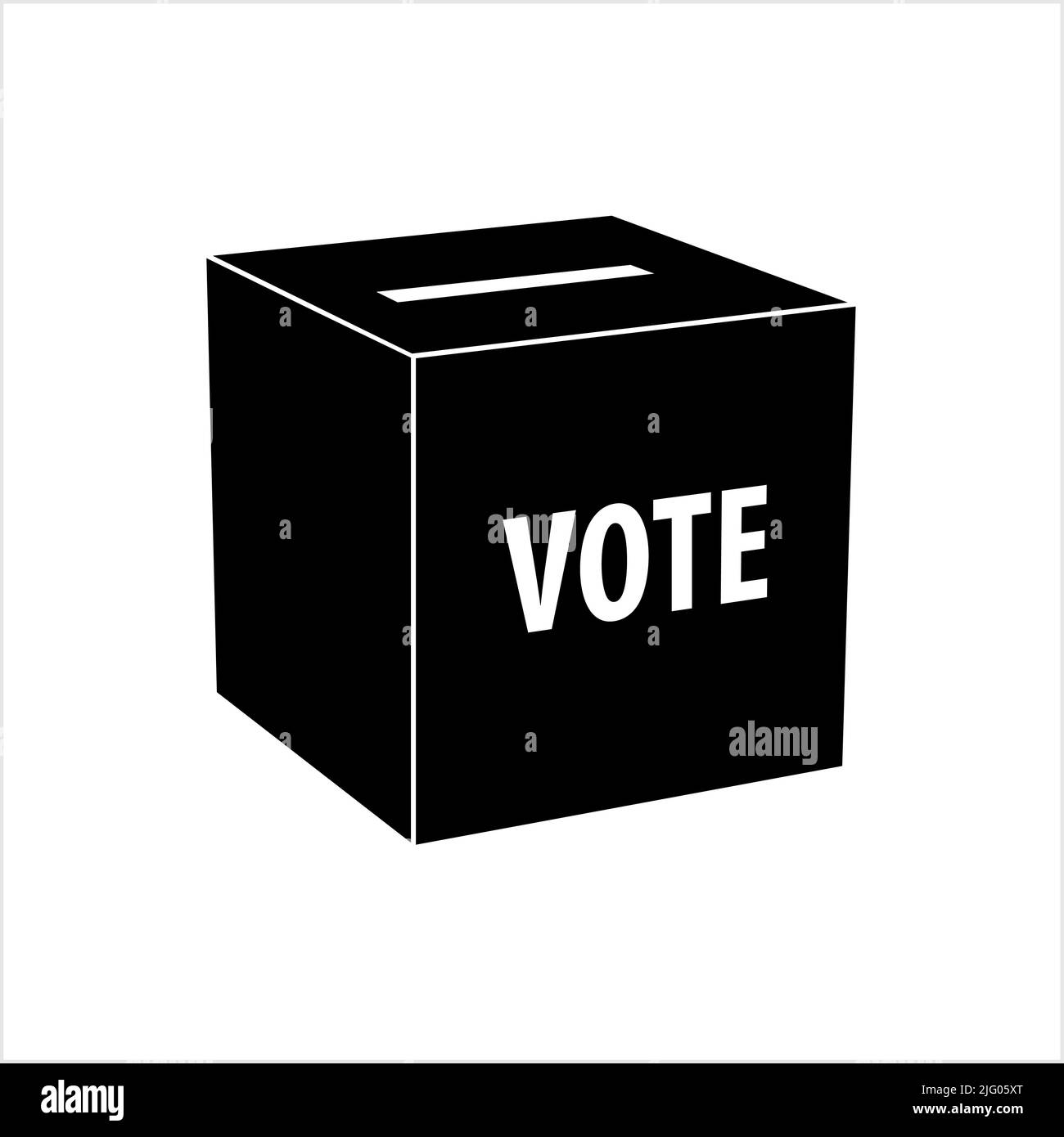 Black ballot box with vote Black and White Stock Photos & Images - Alamy