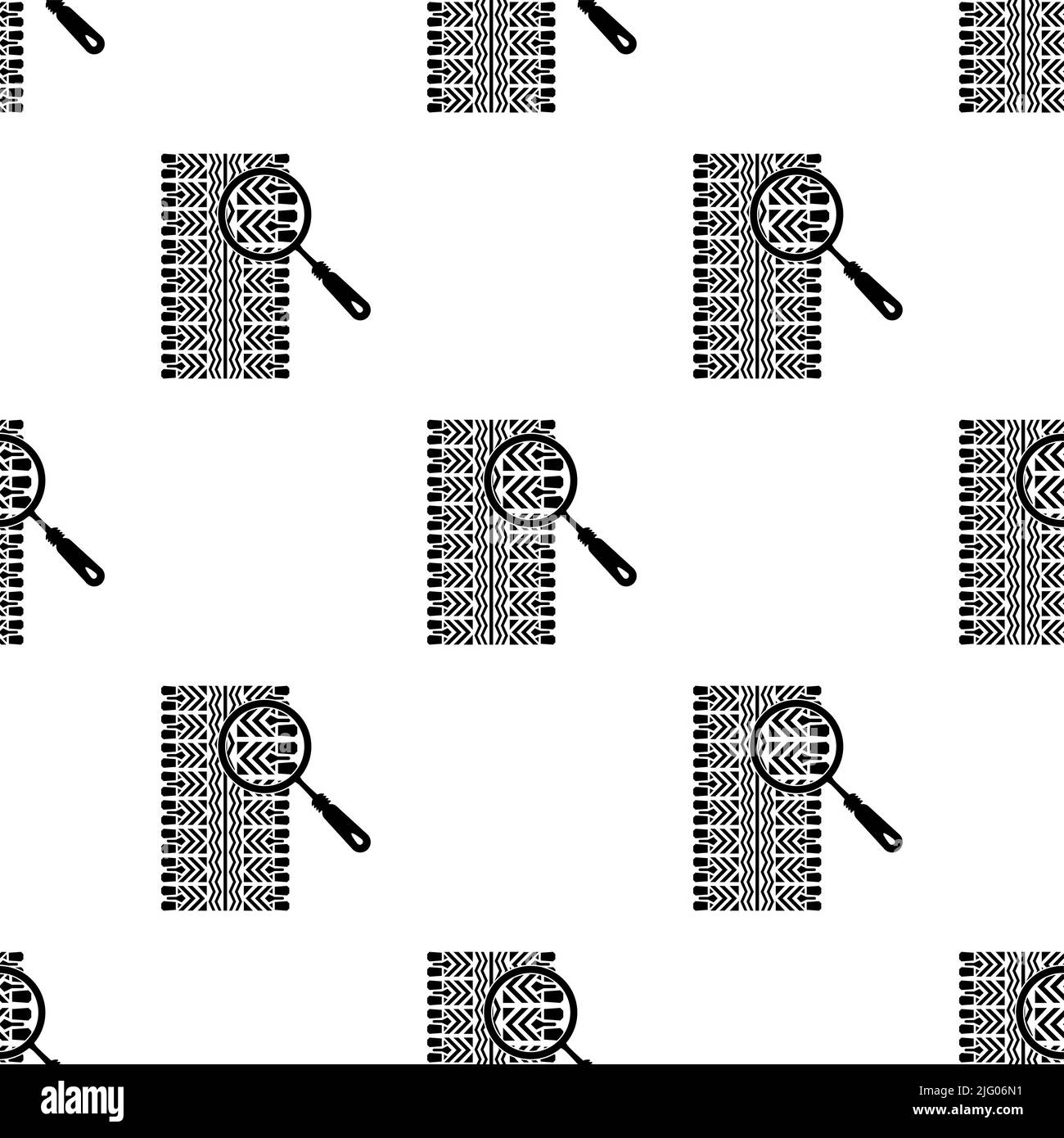Tire Tread Impression Evidence Icon Seamless Pattern, Tyre Track Print ...