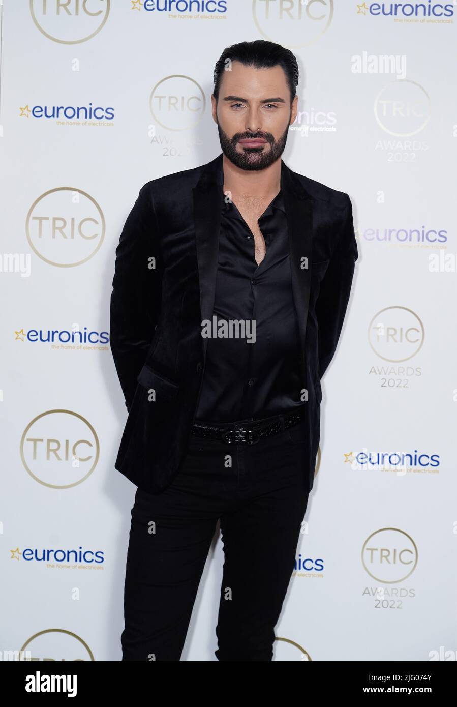 Rylan Clark arriving for the TRIC Awards 2022 at Grosvenor House ...