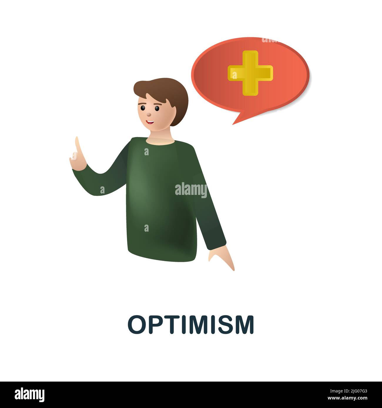 Optimism cartoon Cut Out Stock Images & Pictures - Alamy