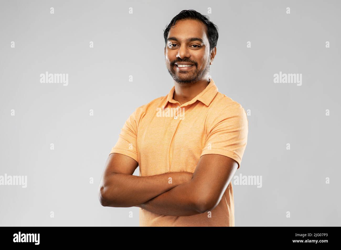 portrait of happy smiling young indian man Stock Photo - Alamy