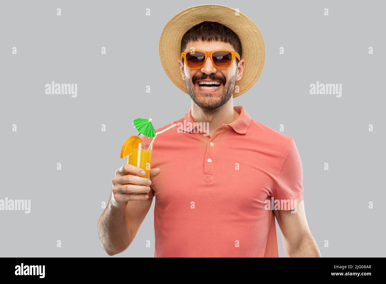 Guy in orange hat hi-res stock photography and images - Alamy
