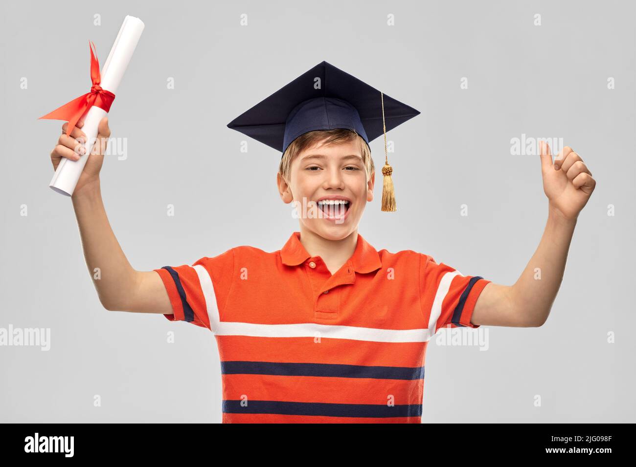 Boy diploma graduate graduation hi-res stock photography and images - Alamy