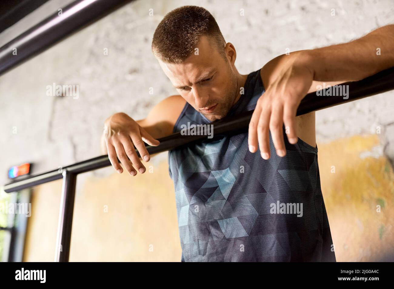 Tired and gym hi-res stock photography and images - Alamy