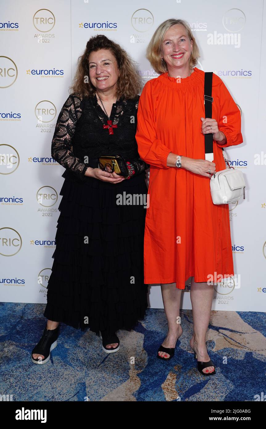 Lucia Scalisi (left) and Kirsten Ramsey from The Repair Shop arriving ...