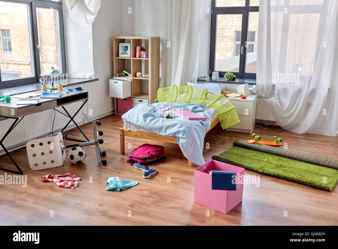 Interior messy childrens room hi-res stock photography and images - Alamy