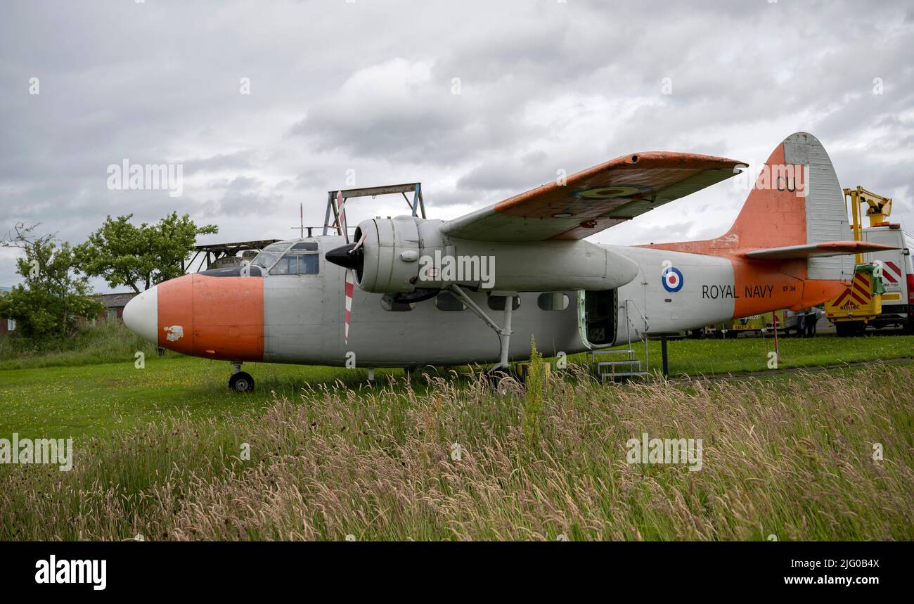 Percival Sea Prince WP309 at Solway Aviation Museum Stock Photo - Alamy