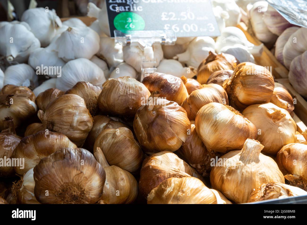 Garlic from the Garlic Farm on the isle of white at Hampton Court ...