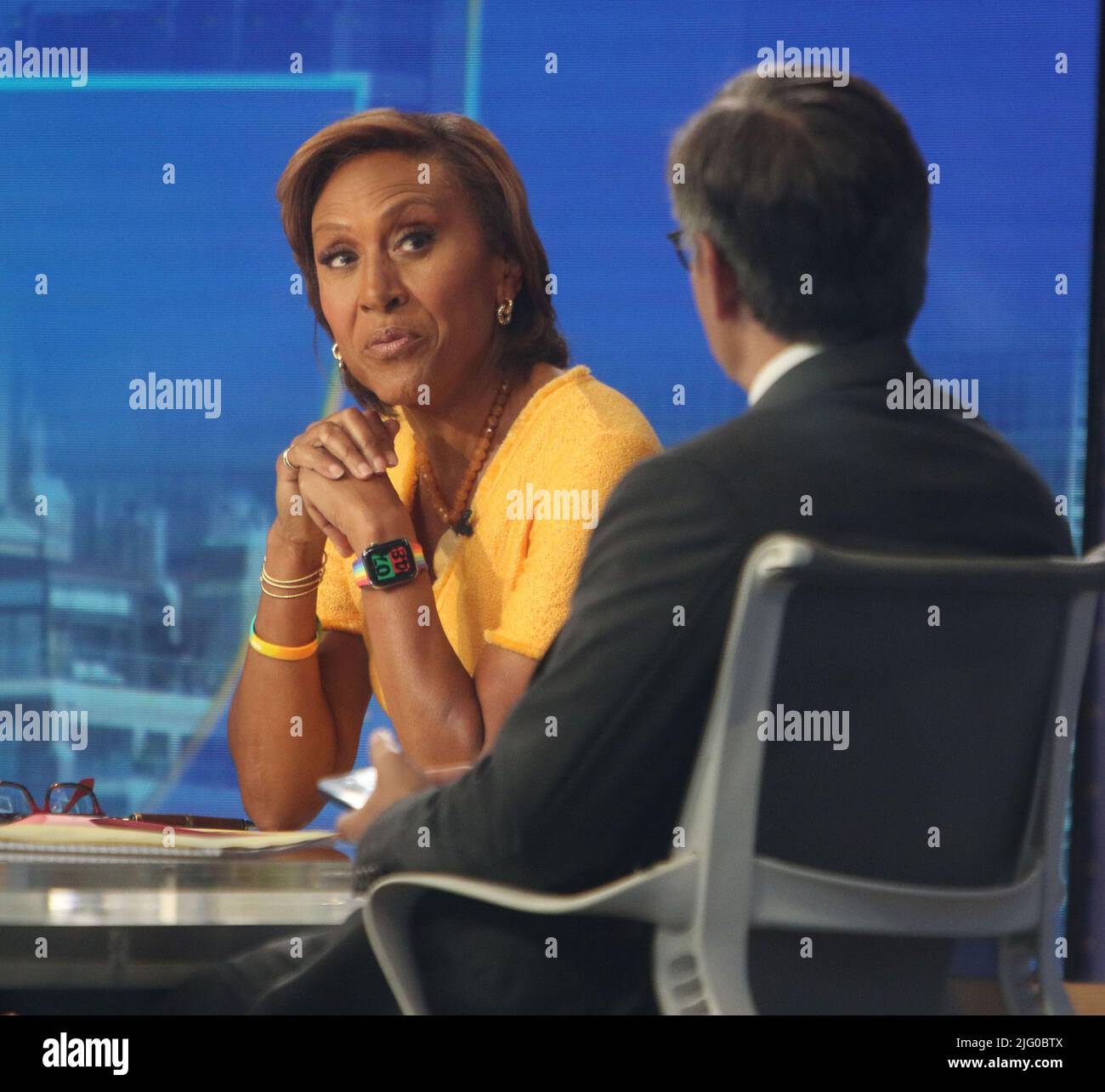 `Good Morning America` Hosts On Set -PICTURED: Robin Roberts -LOCATION ...