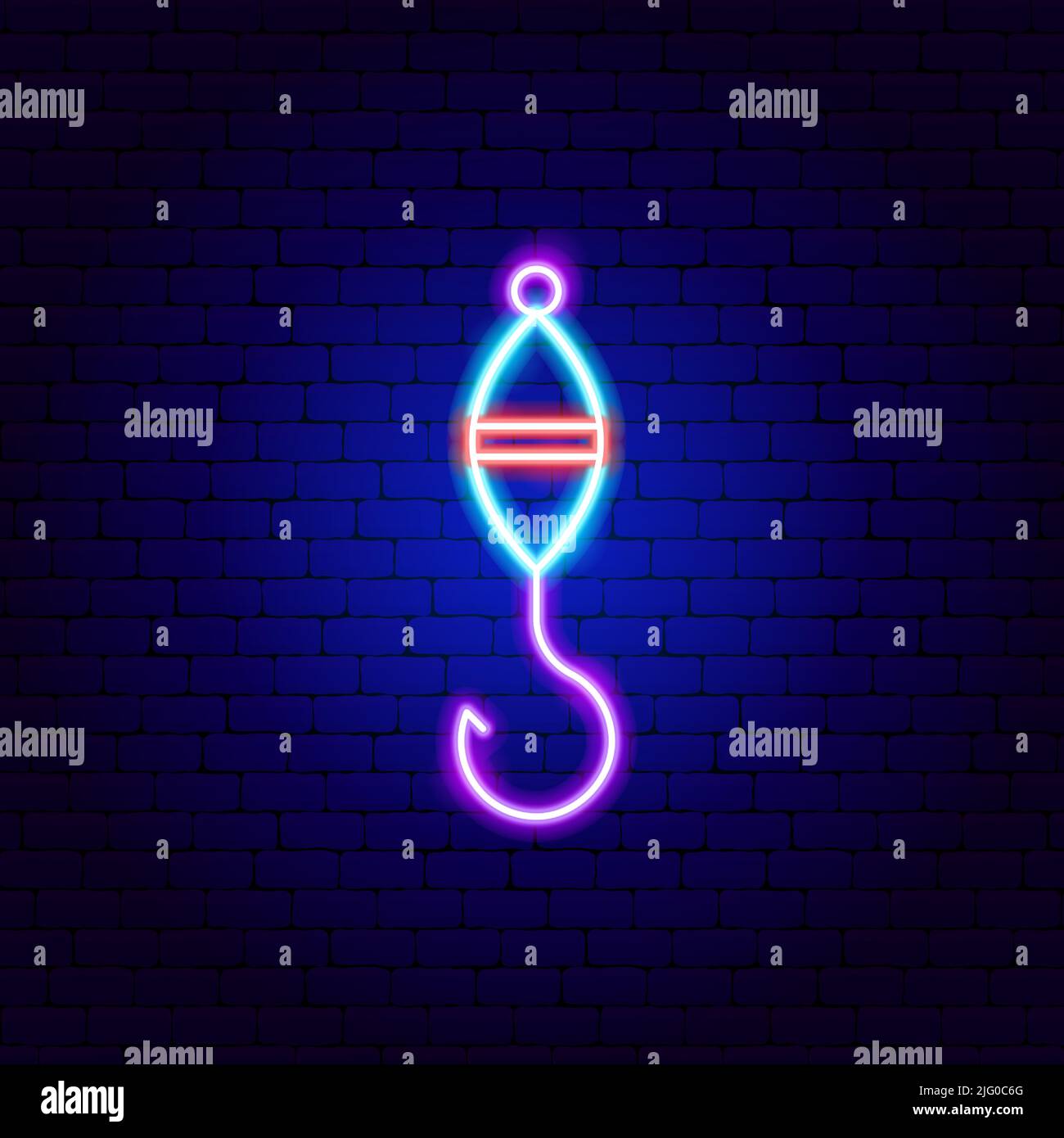Float with Look Neon Sign Stock Vector Image & Art - Alamy