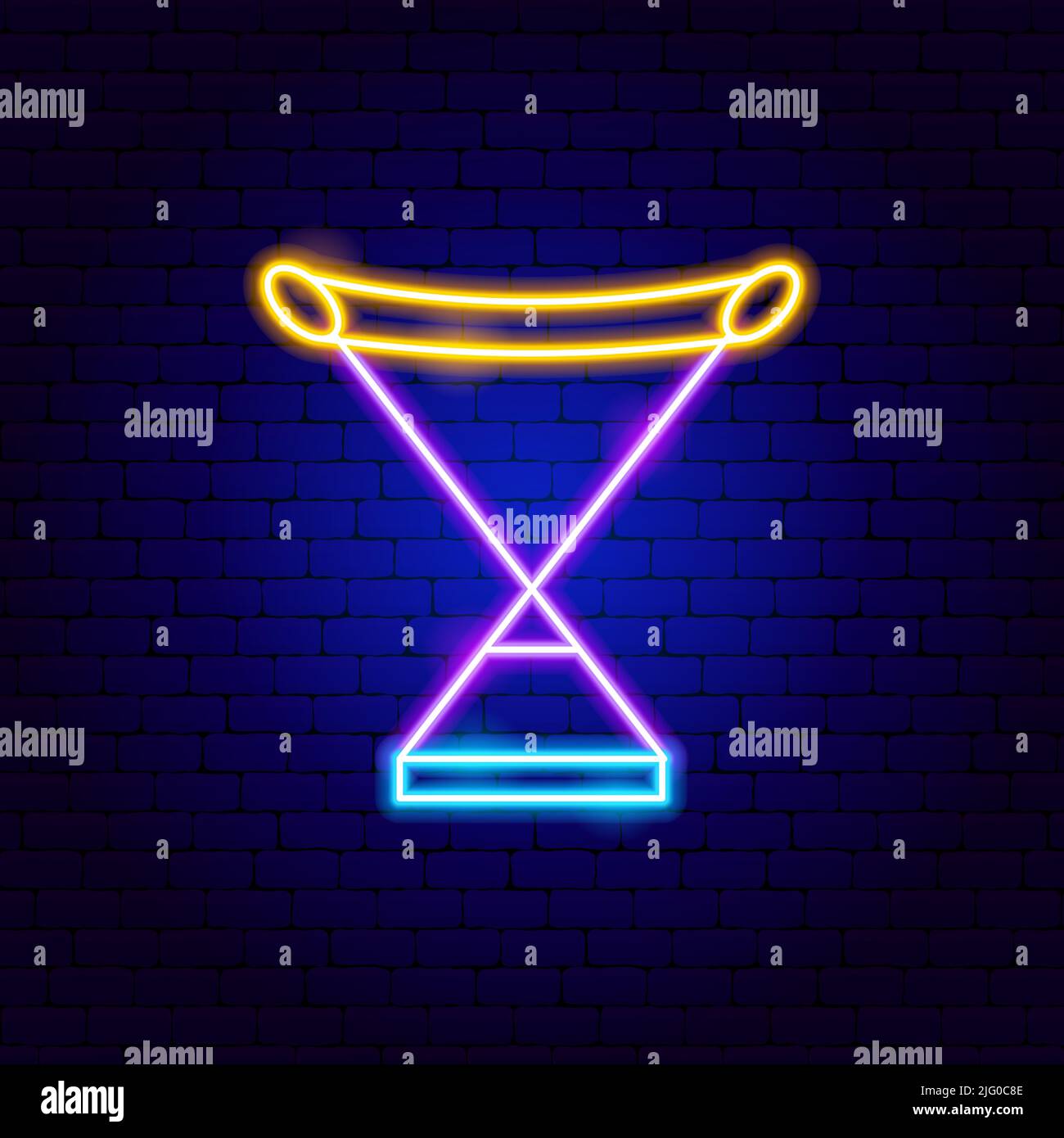 Neon interior design Stock Vector Images - Alamy