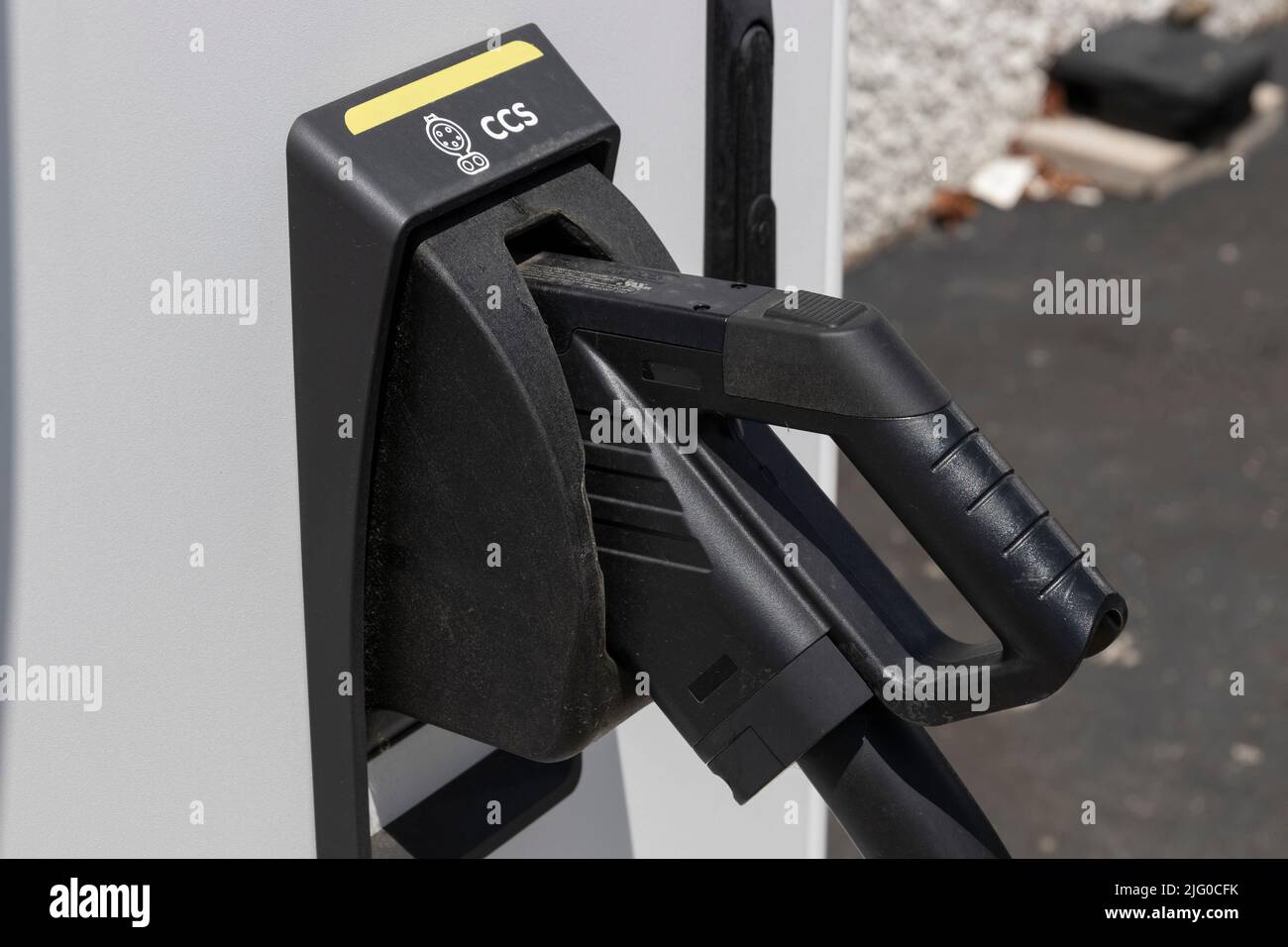 Kokomo - Circa July 2022: ABB Electric Vehicle Charger with capacity ...