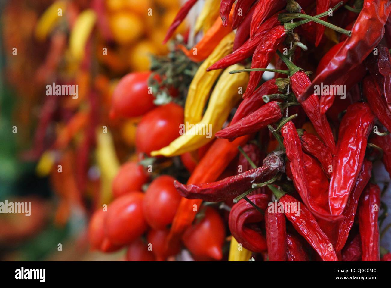 Il peperoncino italiano all'isola di Capri Stock Photo - Alamy