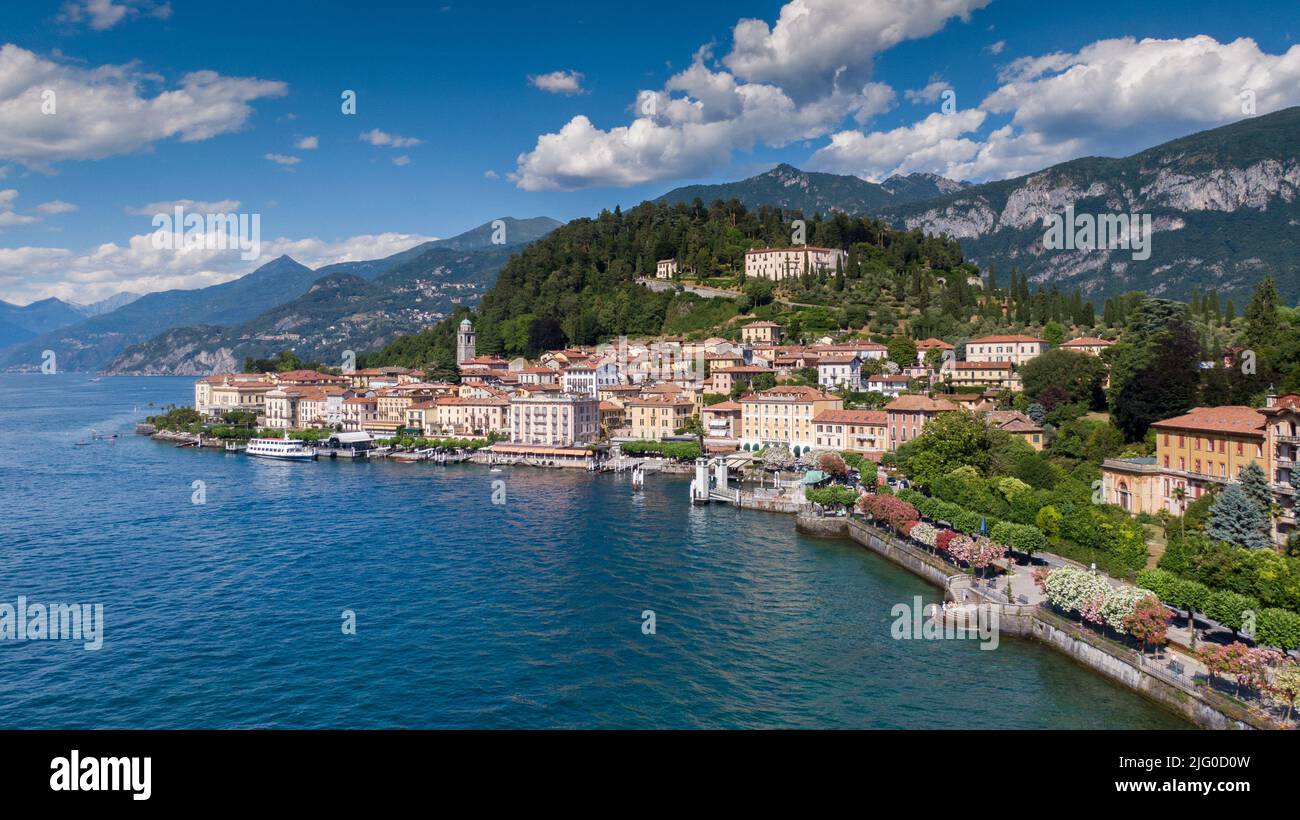 Lago bellagio aerea como hi-res stock photography and images - Alamy