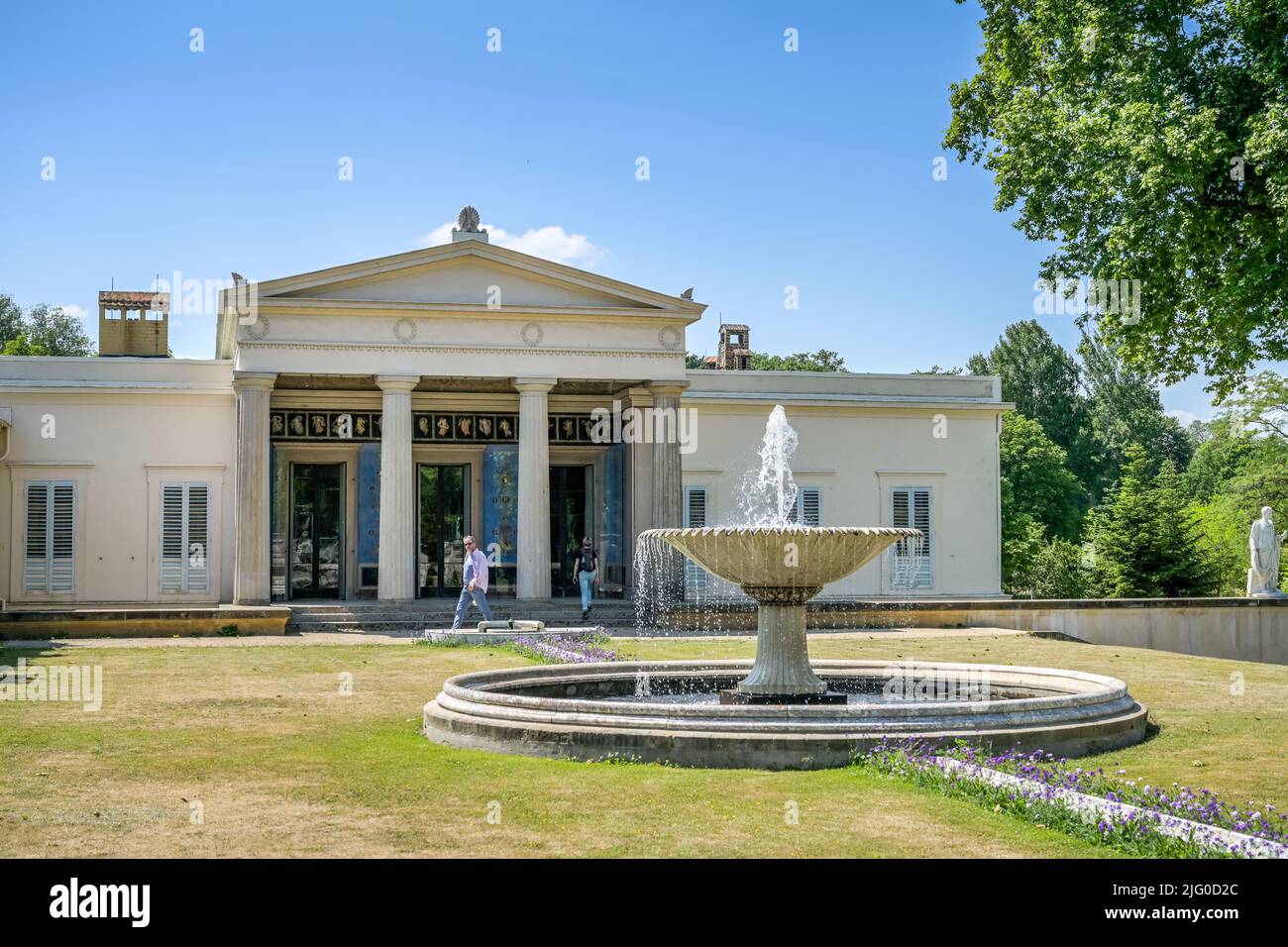 Schloss Charlottenhof, Schlosspark Sanssouci, Potsdam, Brandenburg ...