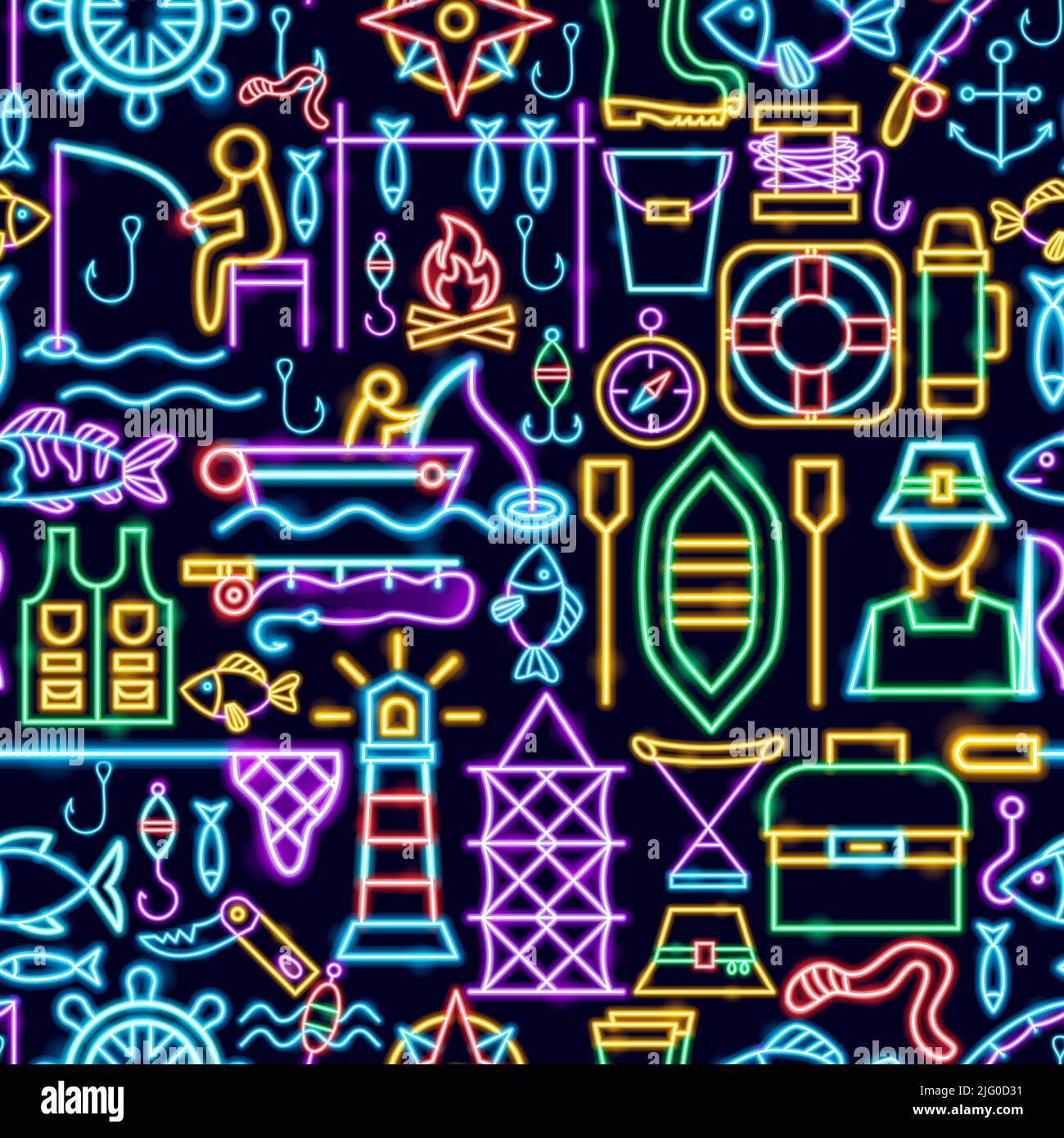 Fishing net boat river Stock Vector Images - Alamy