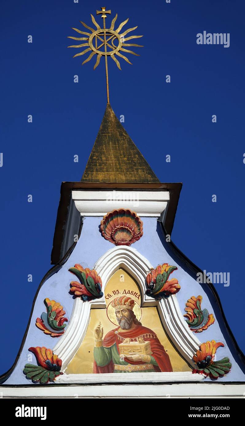 Kiev, Ukraine January 2, 2021: Mikhailovsky Monastery and its facade ...