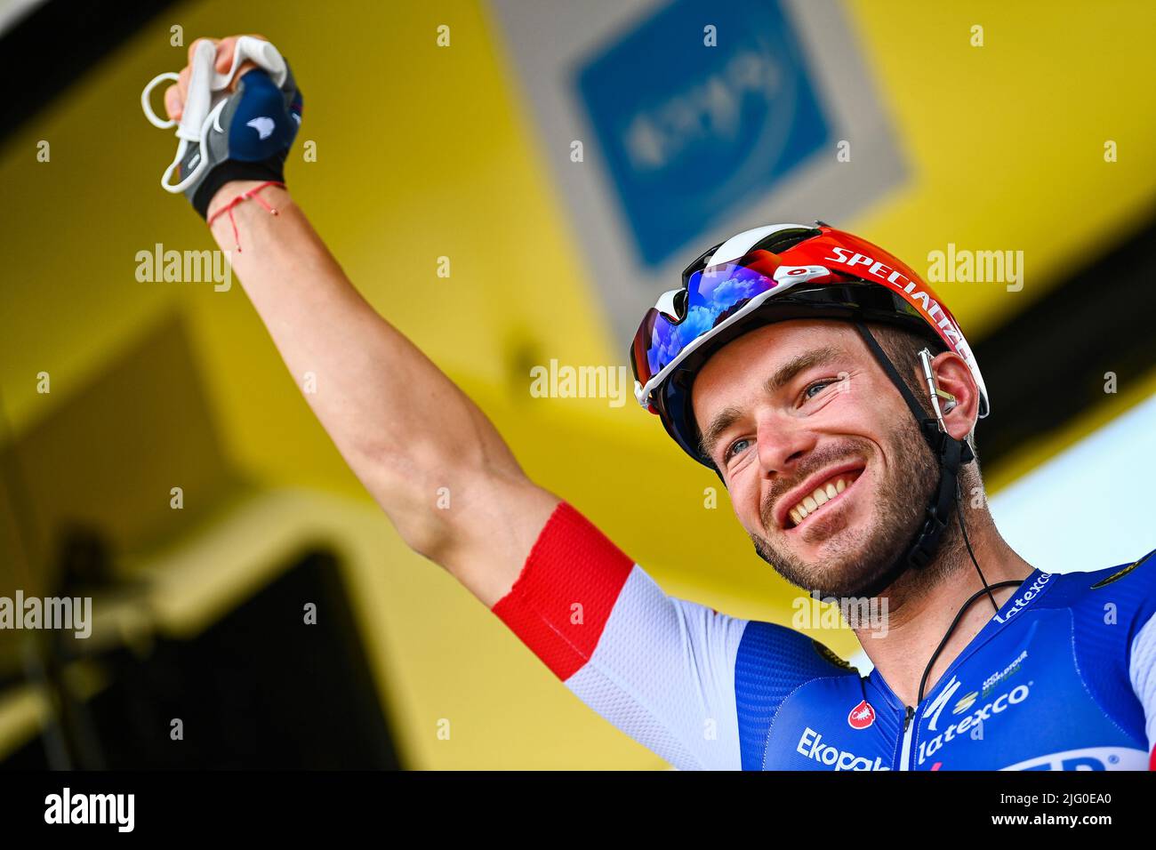Hainaut, France, 06 July 2022. French Florian Senechal of Quick-Step ...