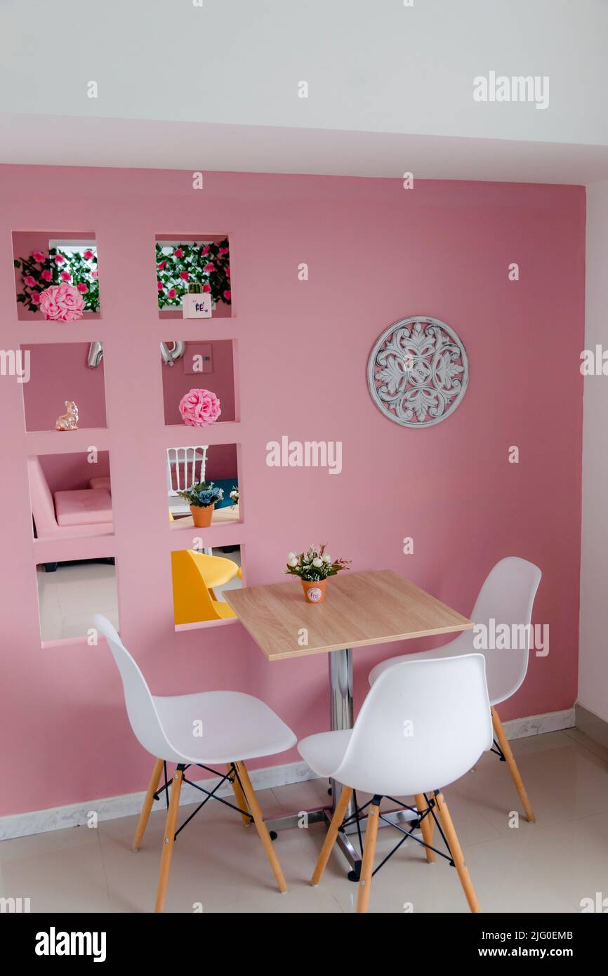 beautiful cafeteria full of color to enjoy in good company Stock Photo ...