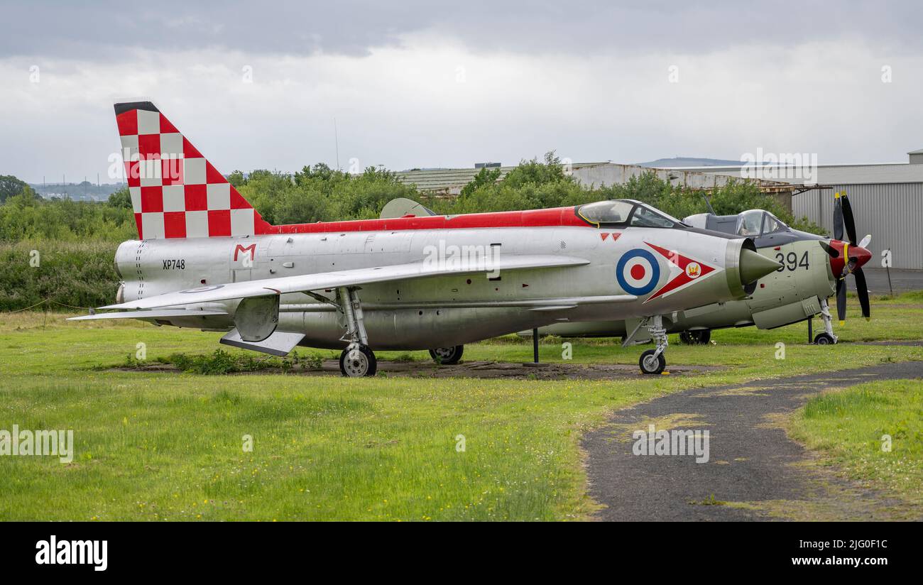 RAF English Electric Lightning XP748 (really ZF583) at Solway Aviation ...
