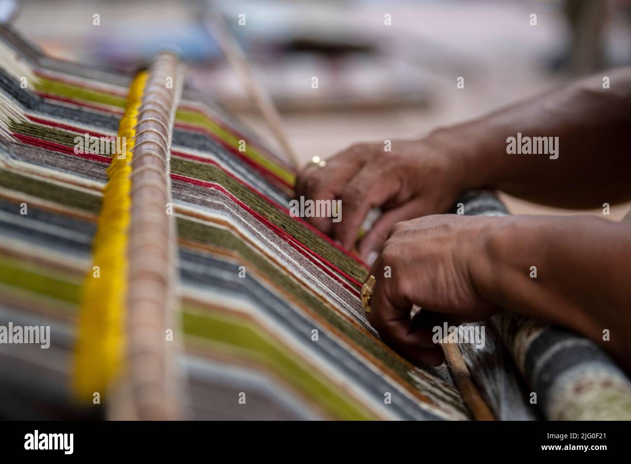 Tahuantinsuyo weaving workshop hi-res stock photography and images - Alamy