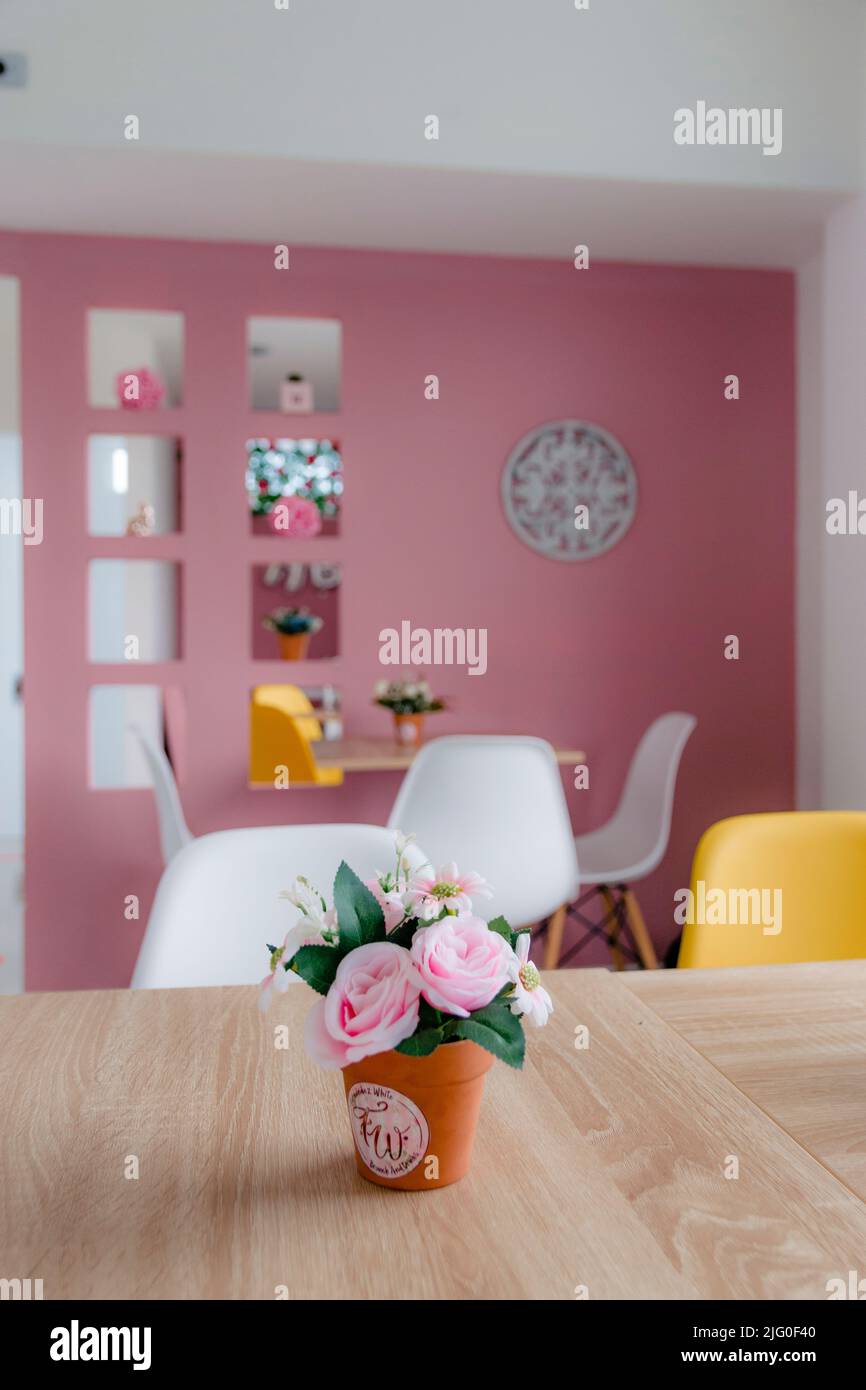 beautiful cafeteria full of color to enjoy in good company Stock Photo ...
