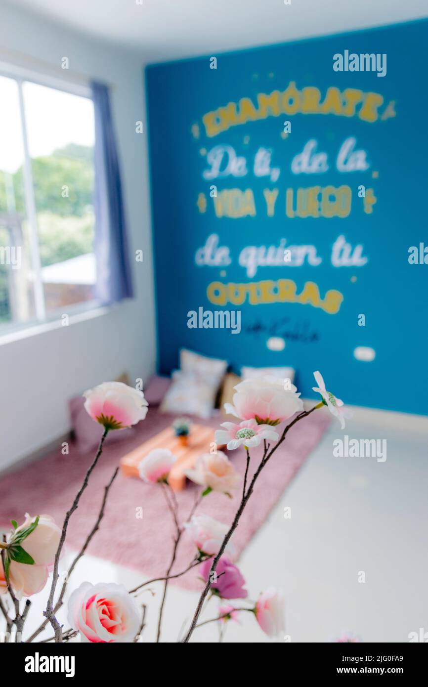 beautiful cafeteria full of color to enjoy in good company Stock Photo ...