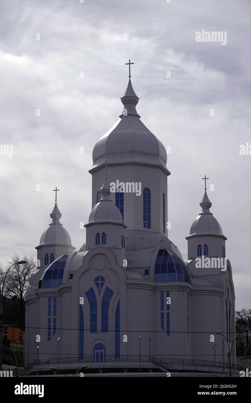Kiev, Ukraine March 13, 2020: The main Protestant church in Kiev ...
