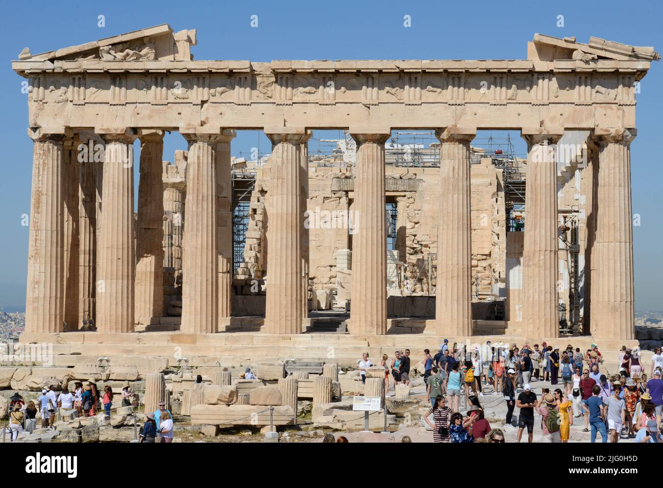 The ancient agora and acropolis of Athens on Greece Stock Photo - Alamy
