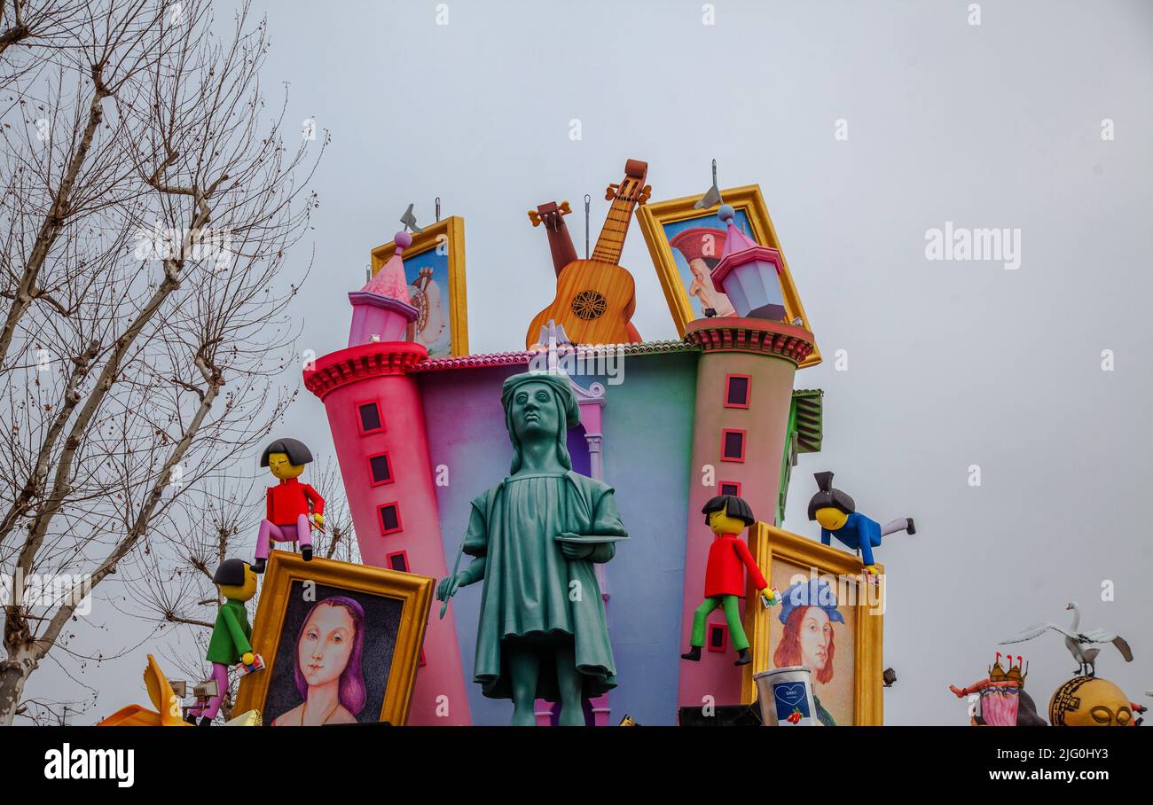 The carnival of Fano is the oldest in Italy Stock Photo - Alamy
