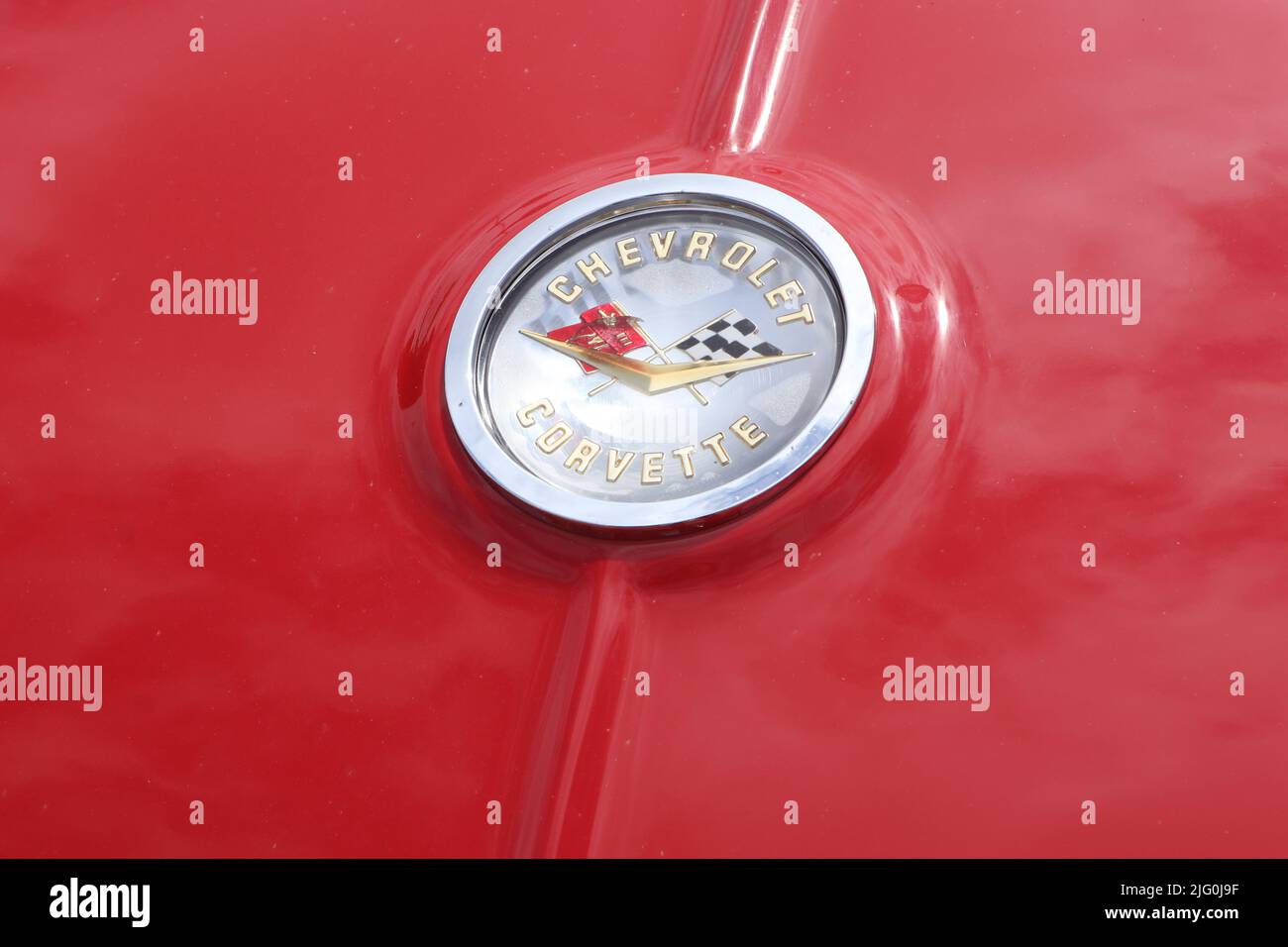 Chevrolet corvette logo hi-res stock photography and images - Alamy