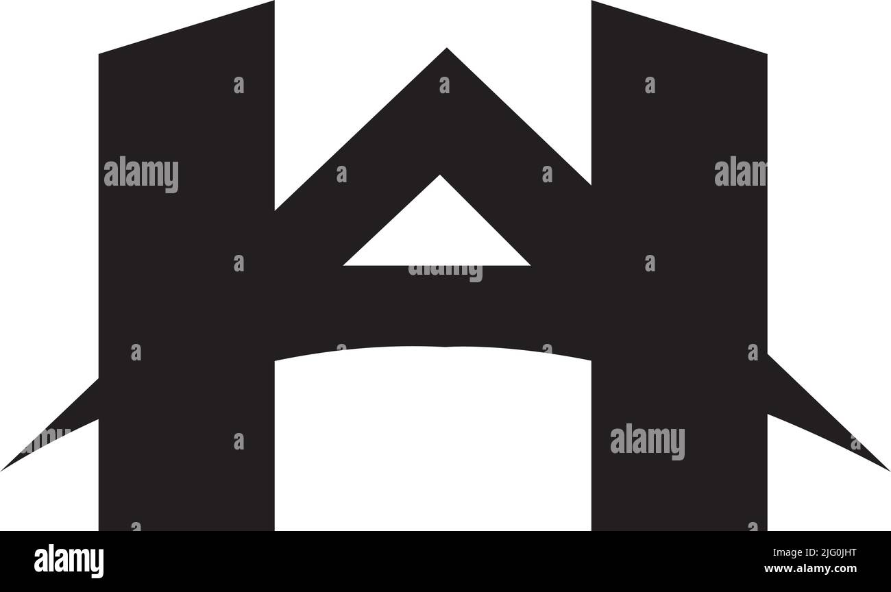 A vector design of a minimalistic logo isolated on white background ...