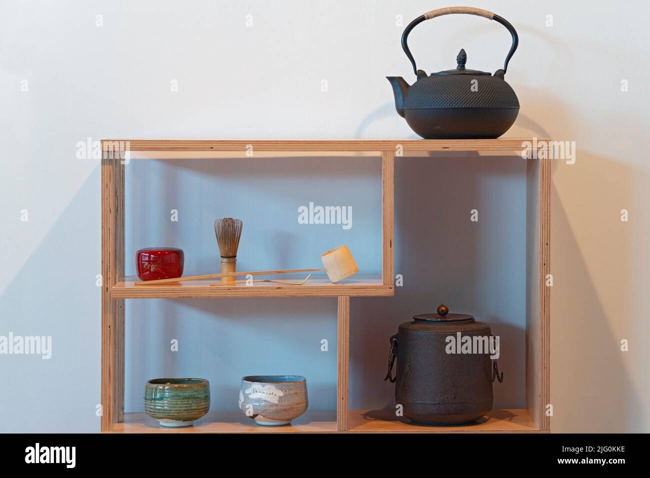 Tea Set For Traditional Japanese Green Tea Ceremony Stock Photo - Alamy