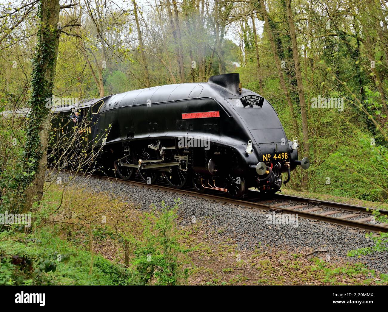 Newly overhauled LNER Class A4 Pacific No 4498 Sir Nigel Gresley at the ...