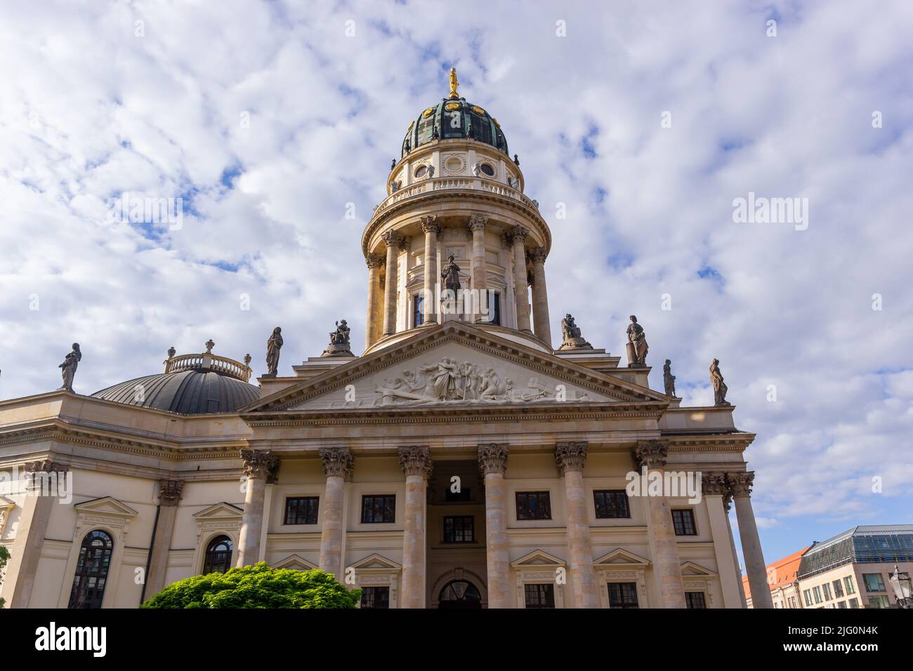 New Church (Deutscher Dom or Neue Kirche) on Gendarmenmarkt square ...