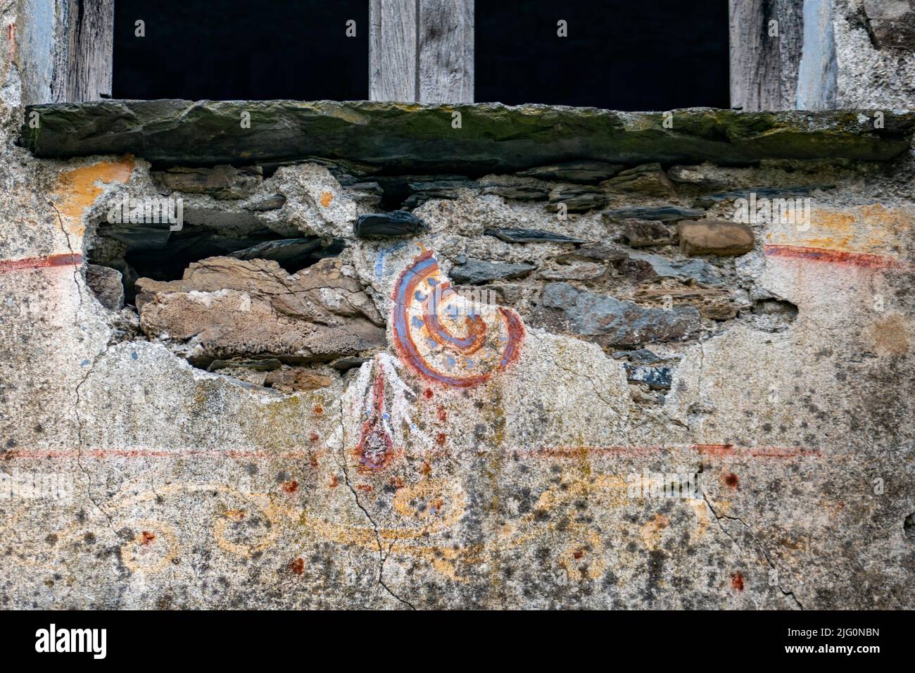 A sign on a wall of the building Stock Photo - Alamy