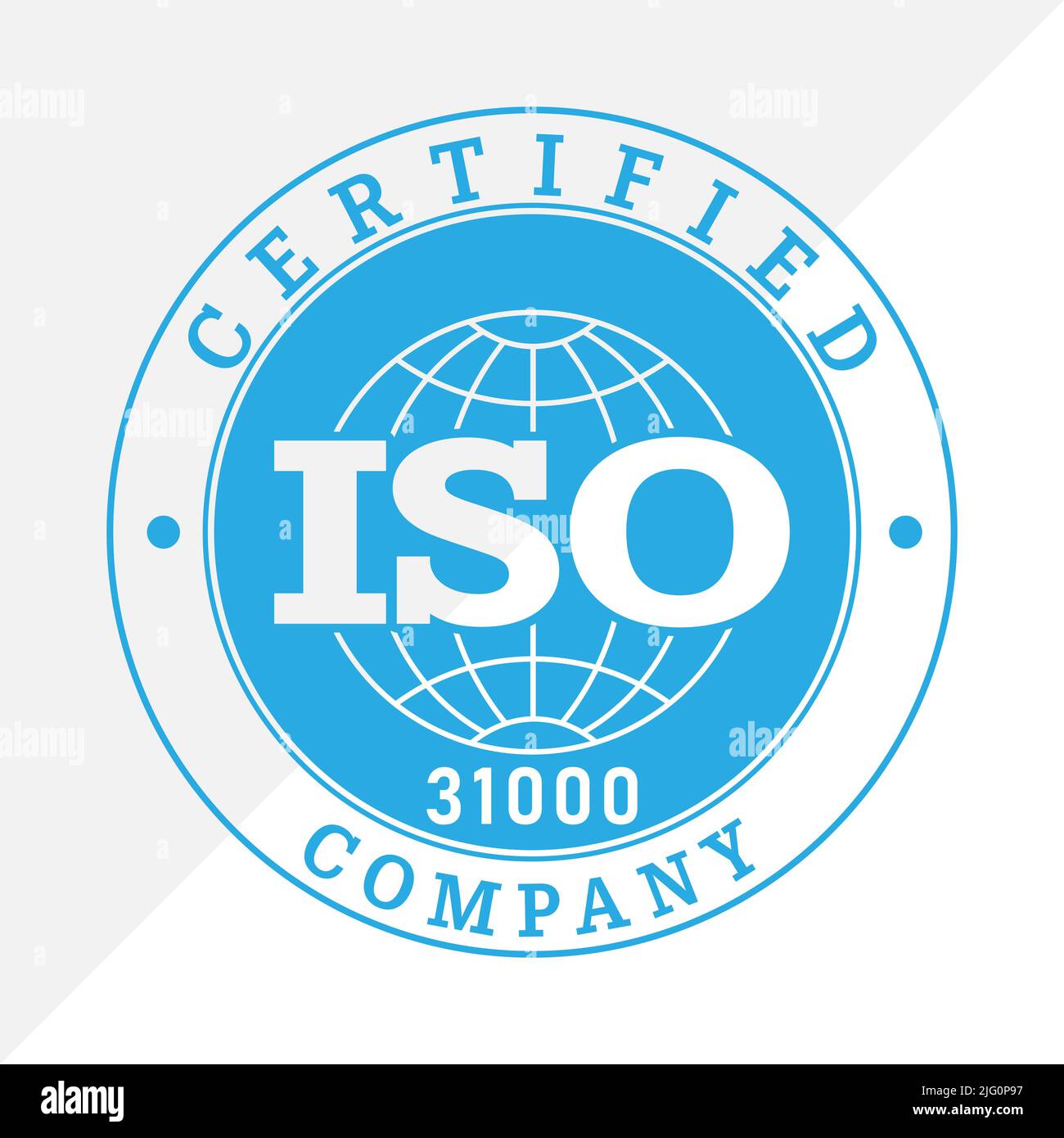 Iso 31000 certification badge hi-res stock photography and images - Alamy