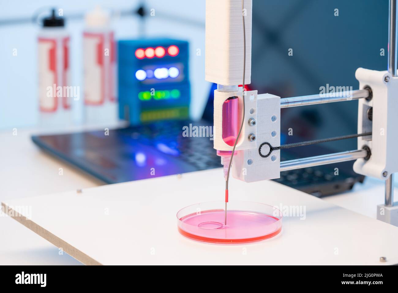 Equipment for genetic research. Medicine PCR robotics. DNA diagnostics ...