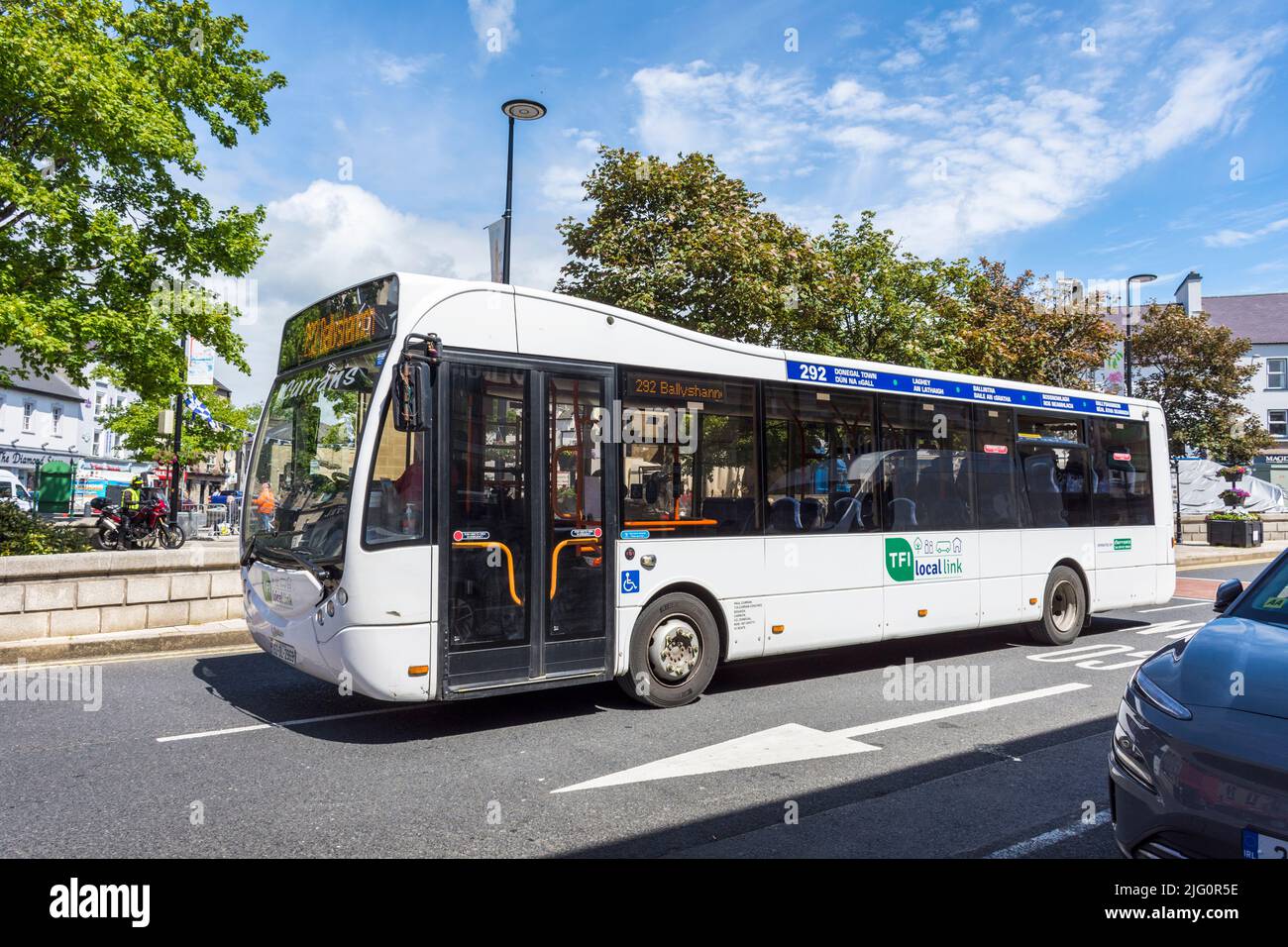 Rural Transport Programme/TFI Local Link bus in Donegal Town, County ...
