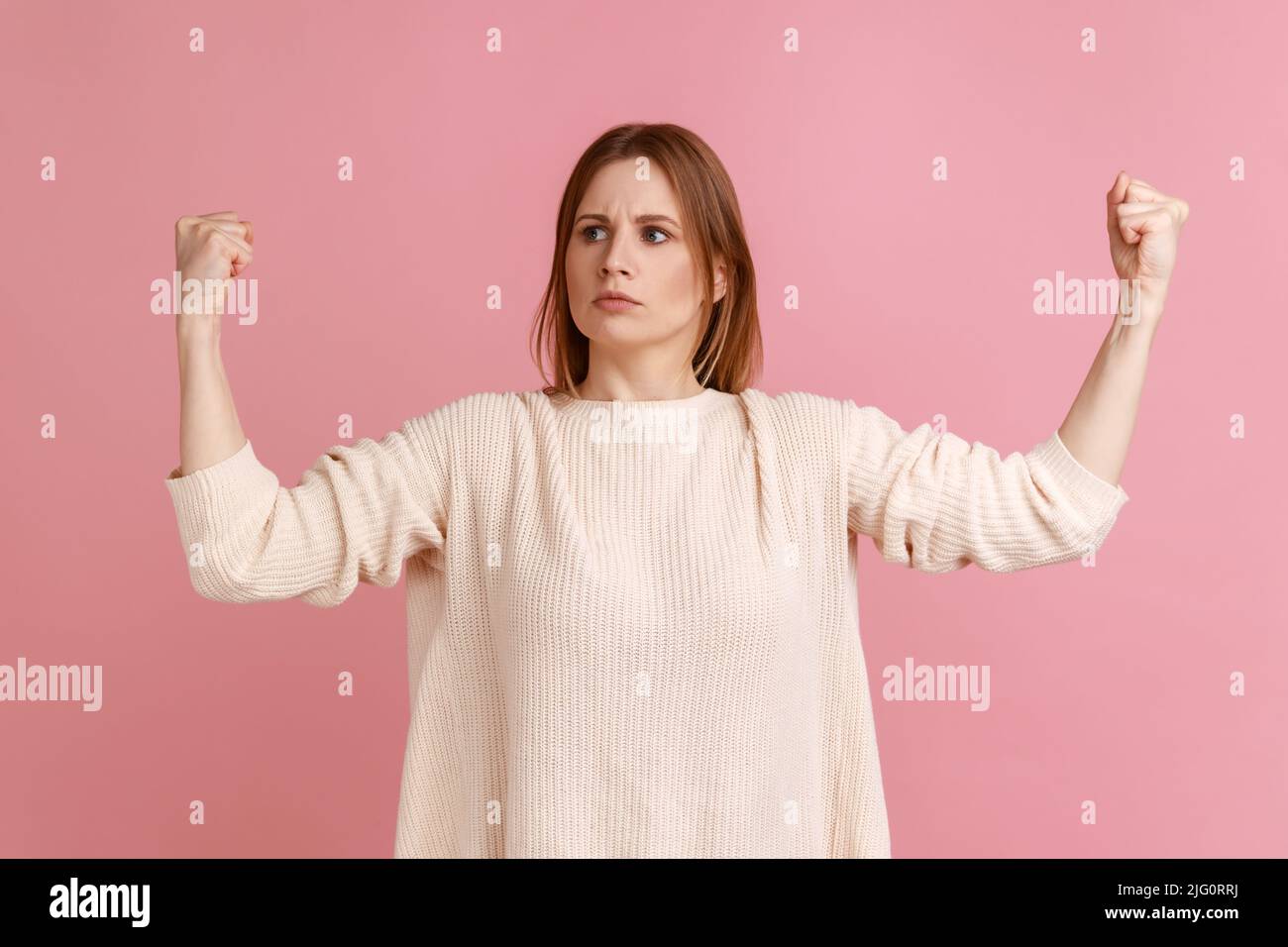 Raised hands pose hi-res stock photography and images - Alamy